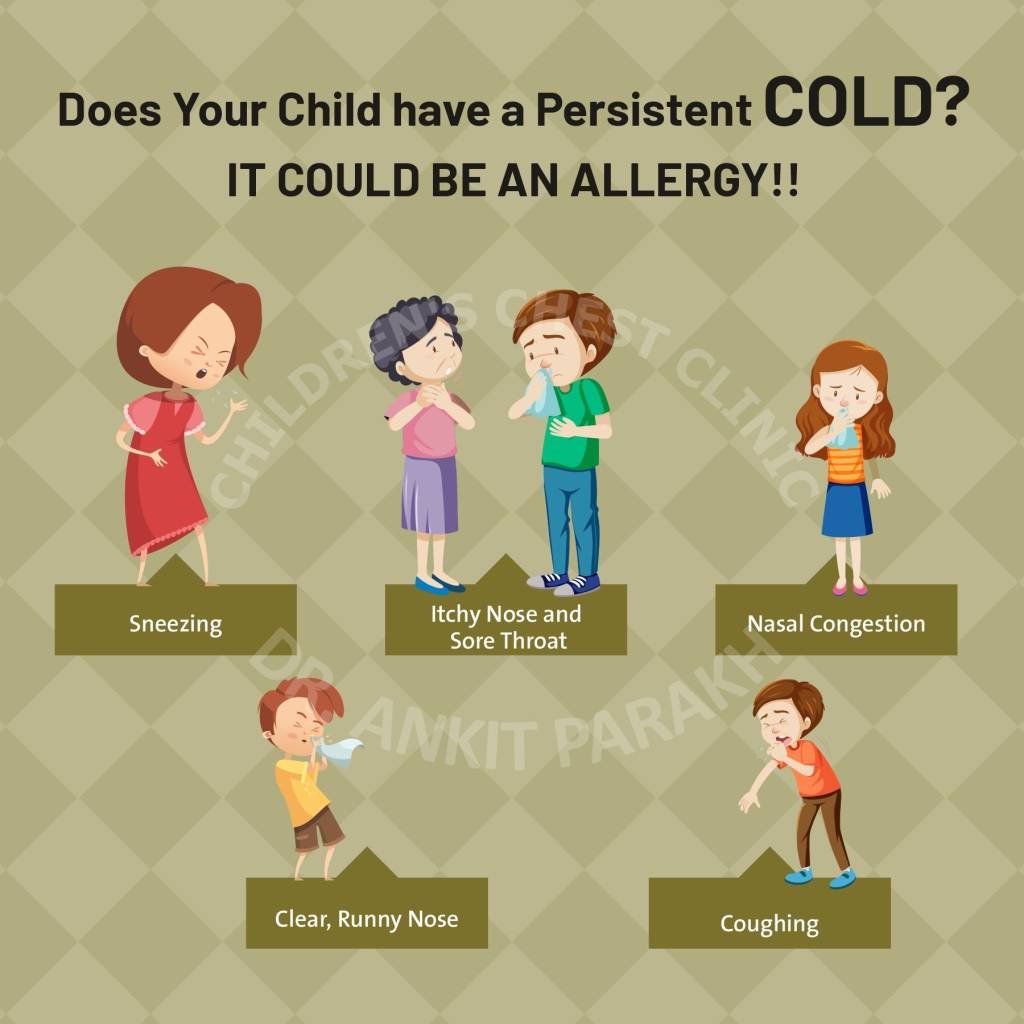 Does your child have a persistent cold? It can be an allergy!! - Dr ...