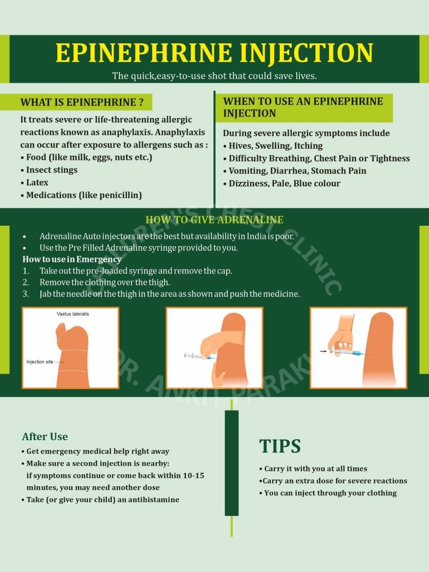 Have you been trained to administer epinephrine if your child develops ...